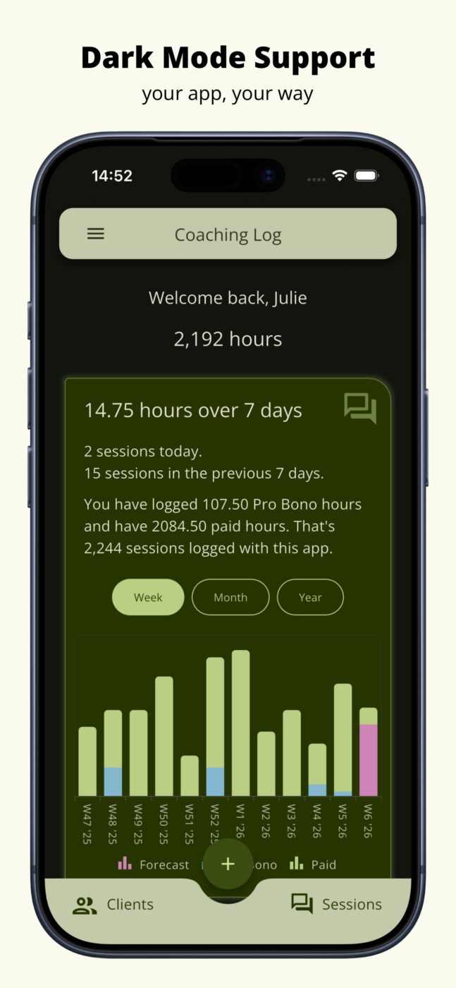 Coaching Log Mobile App: Track ICF Sessions in Seconds – Clarivia Inc.