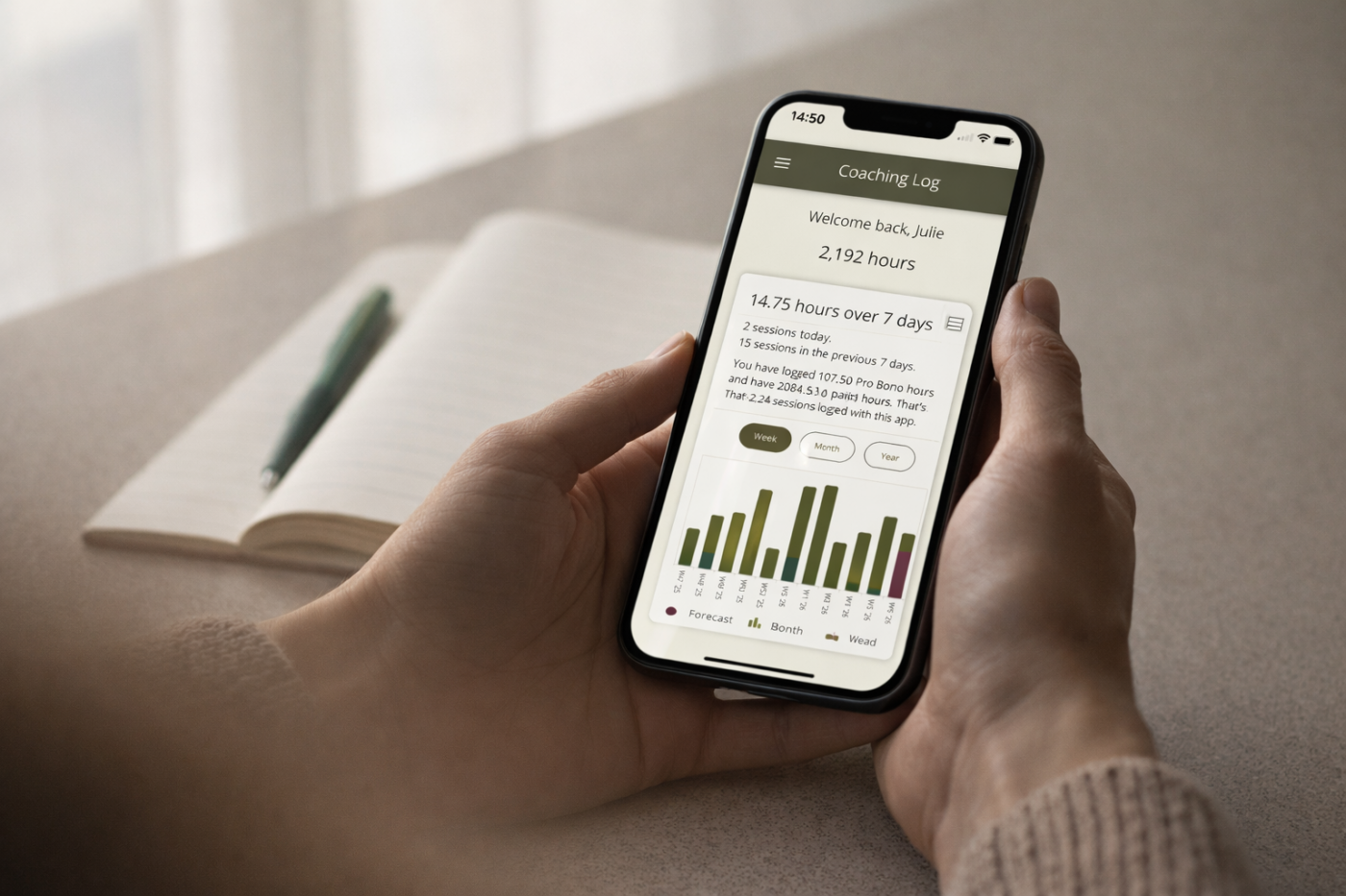 ICF Coaching Log App: Track Sessions in Seconds | Clarivia